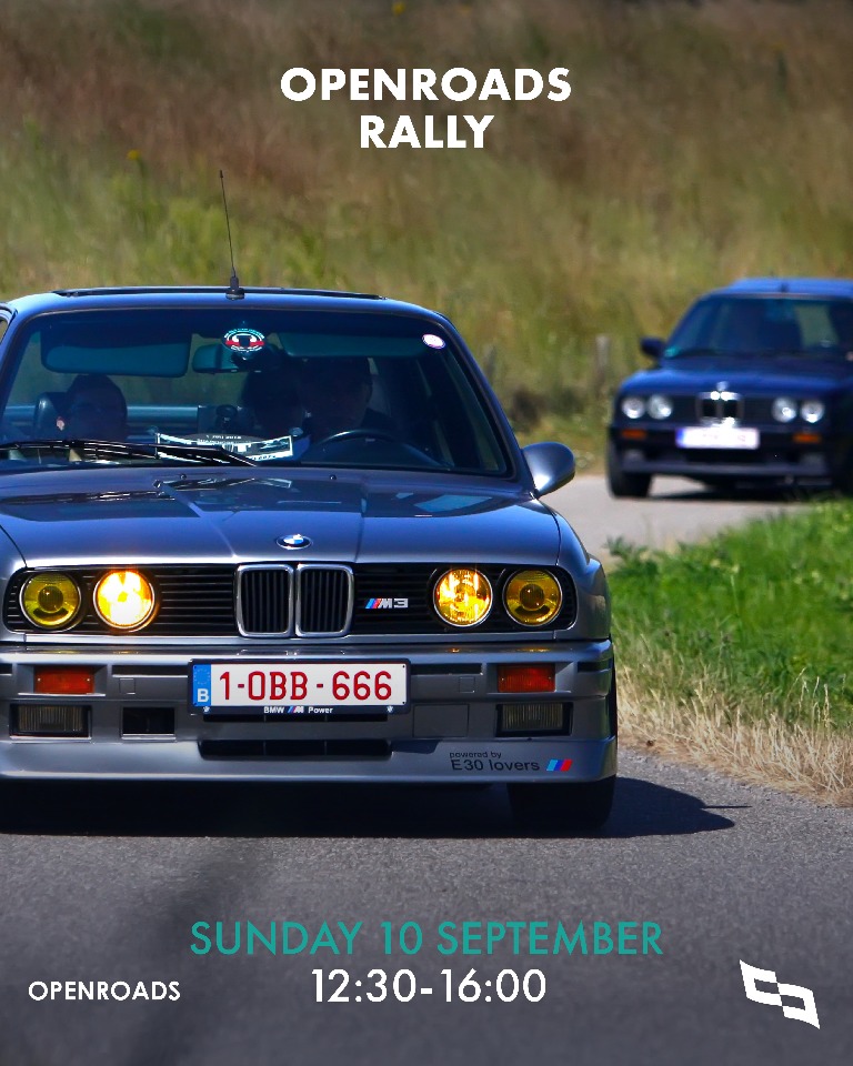 BELGIUM | SUNDAY 10 SEPTEMBER | RALLY WITH OPENROADS
